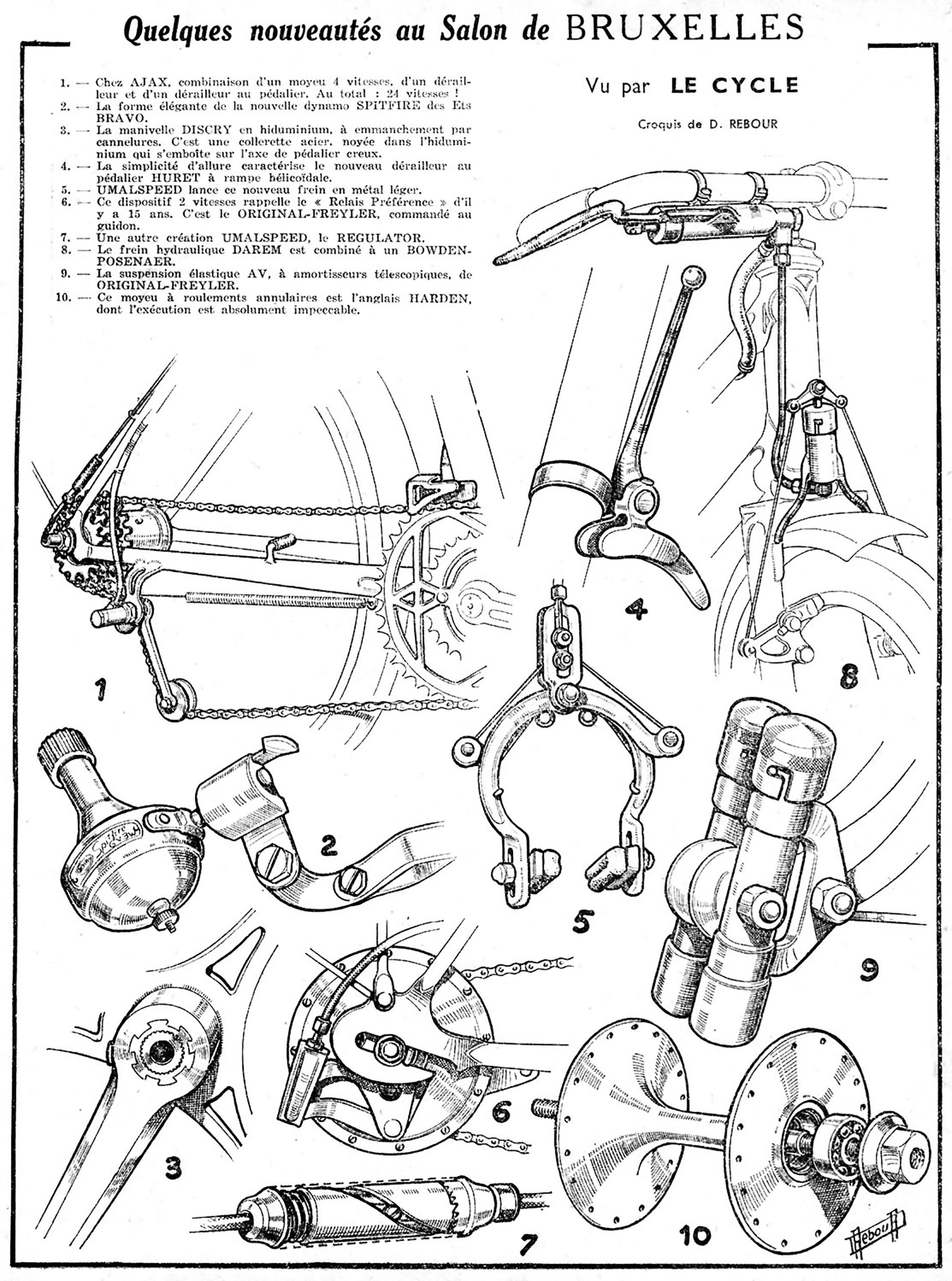 Random Rebour: Random Bicycle Drawing by Daniel Rebour | Ebykr